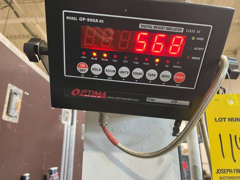 OPTIMA MOD-OP 900AMS FLOOR SCALE WITH RAMP - Joseph Finn Co., Inc.
