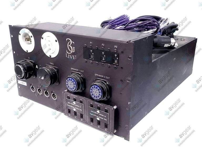 Entertainment Metals Custom Stage Box w/ L21-30 P/R, LK-54 MP/FP, (2) Female Socapex, (12 ...