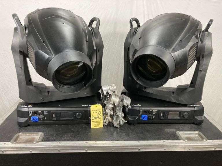 LOT of (2) Martin Mac Viper Profile, With Dual Fixture Case, Omega ...