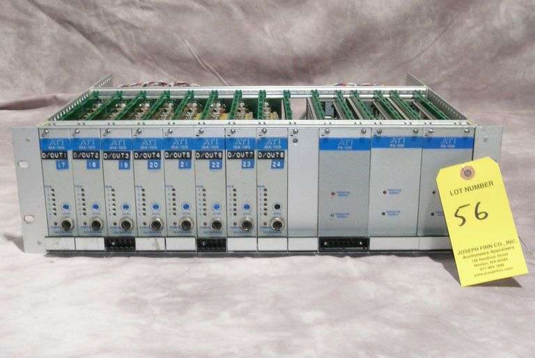 ATI Rack Frame with (3) PS100 Power Supplies and (8) IDA-100 ADAs ...