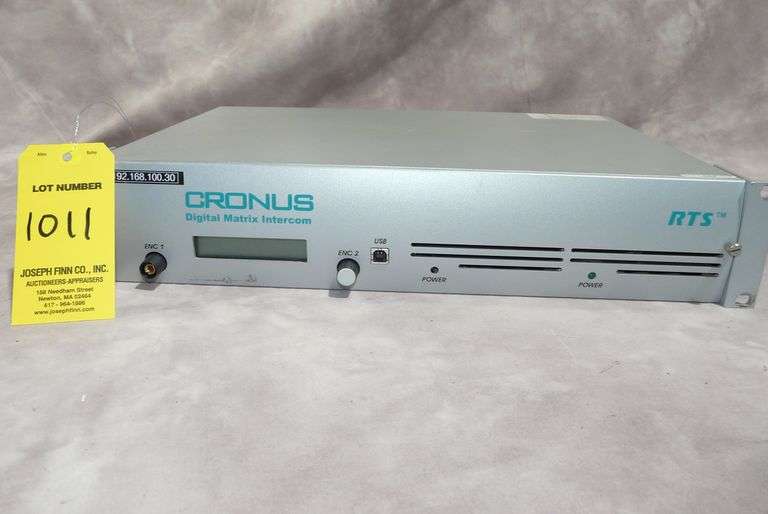 RTS Cronus Digital Matrix Intercom Frame with 32 RJ45 Backplane ...