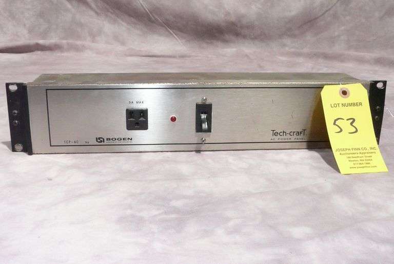 Bogen TCP-AC Rack Mount Power Strip (Needs Power Cord Installed ...