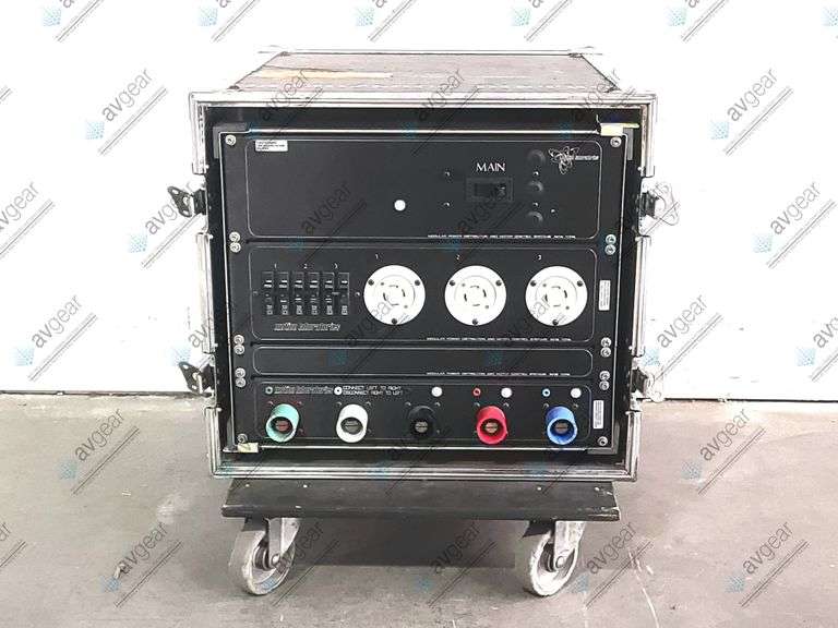 Motion Labs 200 Amp 1300-WashPro-051408 Power Distro in RU Wheeled Case ...