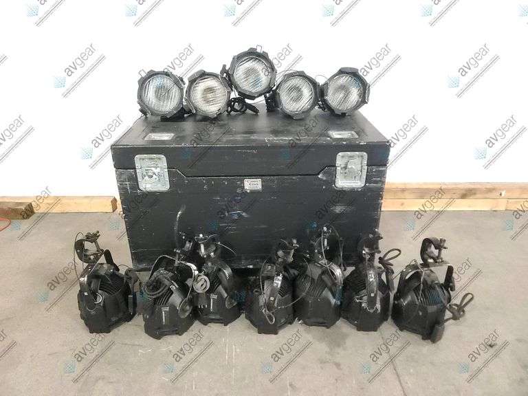 (12) ETC Source Four 750 Par Lights - Stage Pin Connectors w/ (12 ...