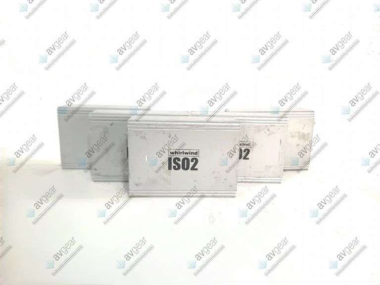 (5) Whirlwind ISO-2 Dual Line Level Isolator & Balancers - Joseph Finn ...