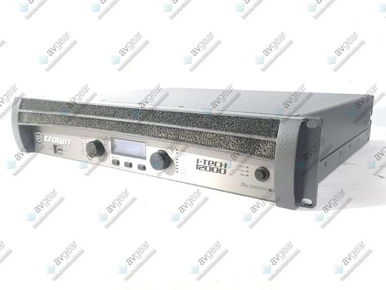 Crown I-Tech 12000 HD Series 2-Channel 4500W @ 4 Ohms Power Amplifier ...