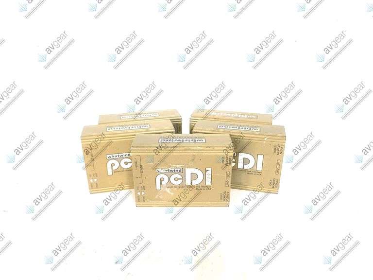 (5) Whirlwind PCDI 2-Channel Passive A/V Direct Boxes - Joseph Finn Co ...
