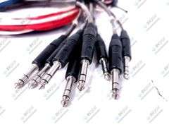 10' - Whirlwind Audio Cable w/ 8 Channel Balanced Male 7mm TRS Fanout ...
