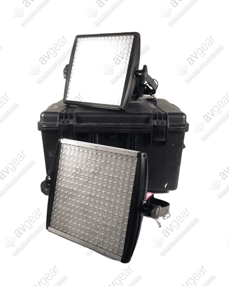 (2) Litepanels Bi Color Astra 3 in Wheeled Pull Behind Case - Joseph ...