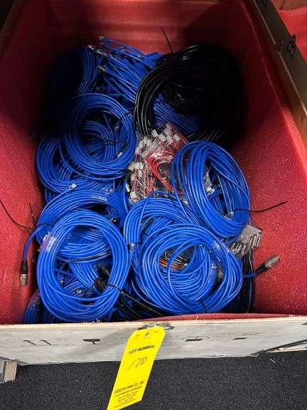 Crate of Cabling for digiLED Panels, Including Ethercom, Powercom ...