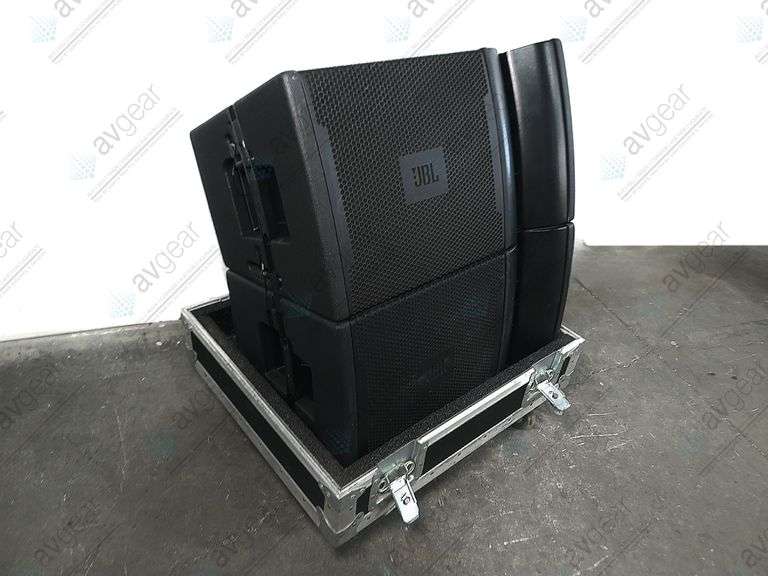 (2) JBL VRX932LA-1 12" 2-Way Passive Line Array Loudspeakers in Wheeled ...