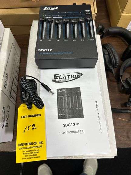 Elation SDC12 12 Ch. DMX Controller - Joseph Finn Co., Inc.