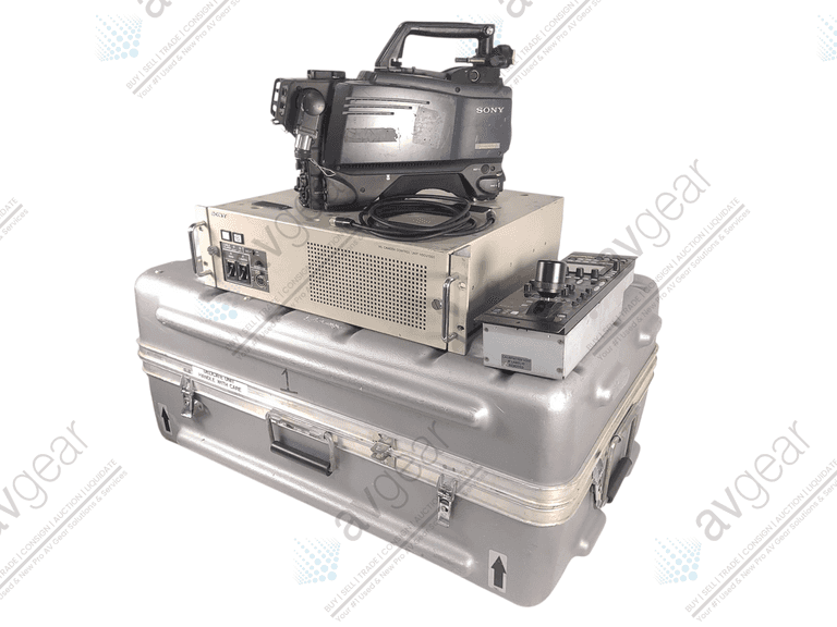 Sony HDC-1500, Multi-format HD Camera w/ HDCU-1000 Camera Control Unit ...