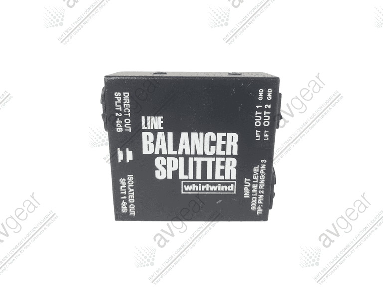 Whirlwind LBS Line Balancer and Splitter - Joseph Finn Co., Inc.