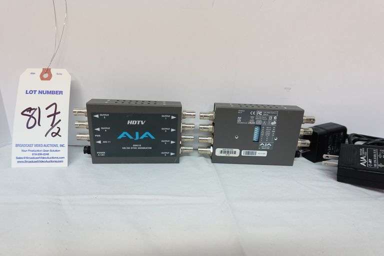 2-AJA Gen10 SD/HD/AES Video Tri-Level Sync Generator w/AC Supply ...
