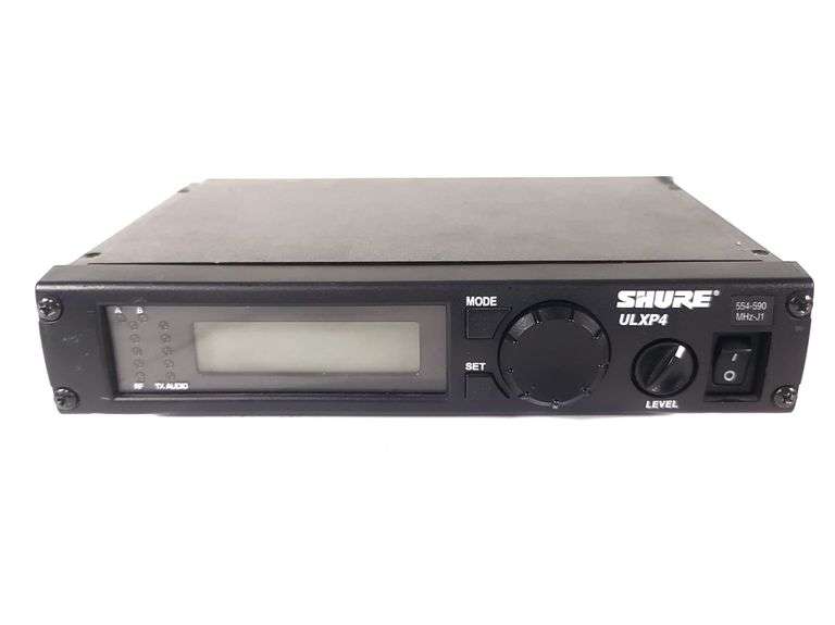 Shure ULXP4 Wireless Receiver (J1: 554-590 MHz) (TONE KEY ISSUES ...