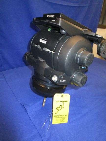 Vinten Vector 430I Fluid Head w/ Arms and Tripod Base - Joseph Finn Co., Inc.
