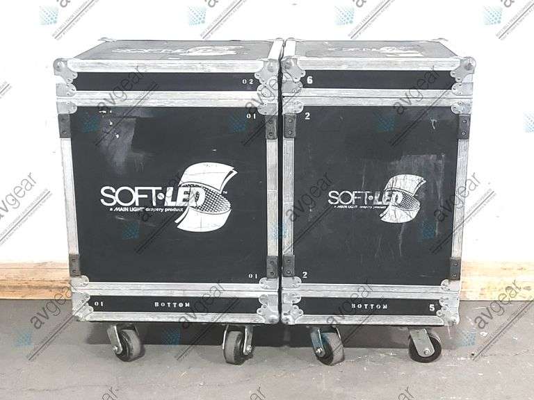 MainLight Soft LED Curtain Kit w/ (2) LED Curtains, (3) Color Kinetics ...