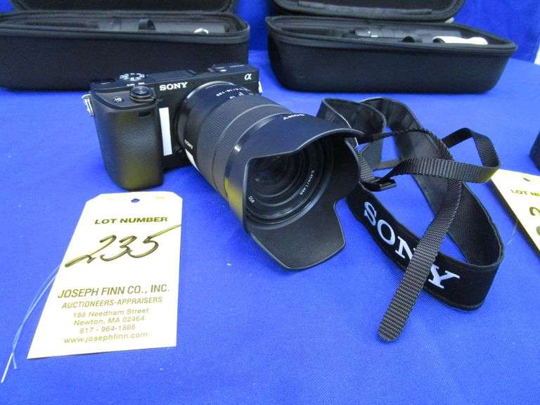 Sony Camera w/ 3.5-5.6/18-135 Lens - Joseph Finn Co., Inc.