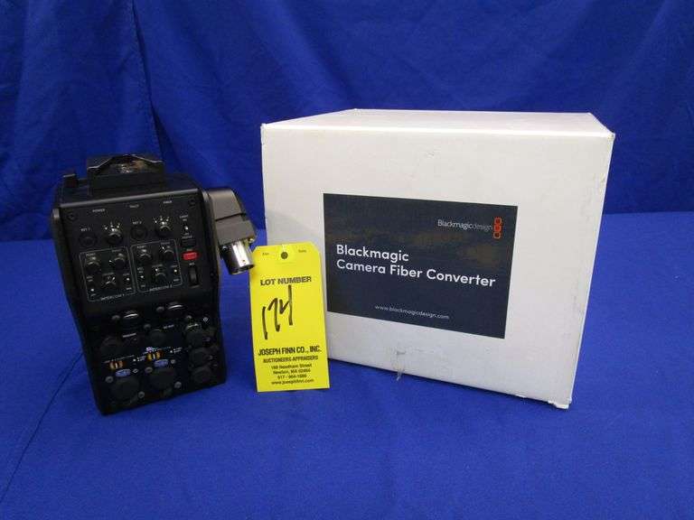 Blackmagic Design Camera Fiber Converter in Box CINEURSANWFRCAM ...