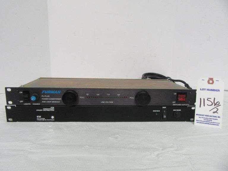 (Lot) Furman PL-Plus Power Conditioner and Light Module & ETA PD8 ...