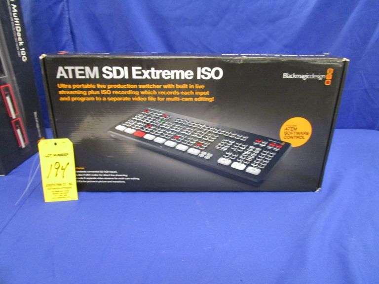 Blackmagic Design ATEM SDI Extreme ISO Ultra Portable Production ...