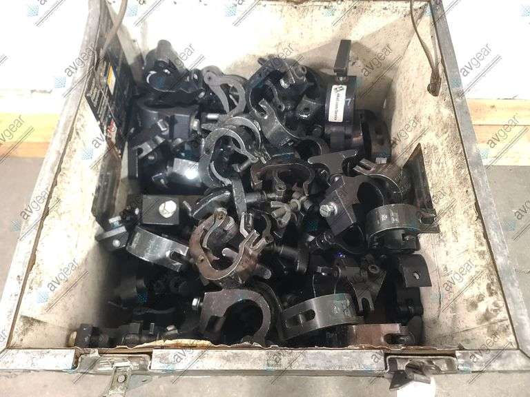 24x24x28 Wheeled Road Case w/ Various C-Clamps - Joseph Finn Co., Inc.