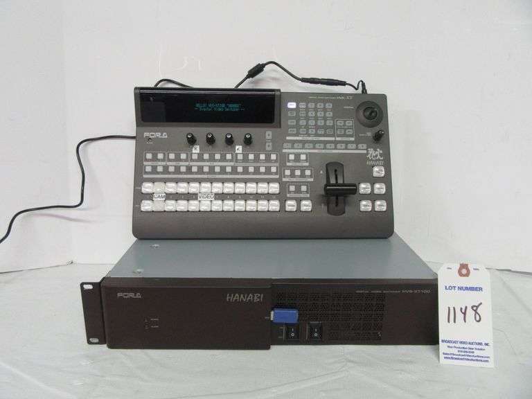 FOR-A Hanabi HVS-XT100 1ME HD Live Production Switcher & Control Panel ...