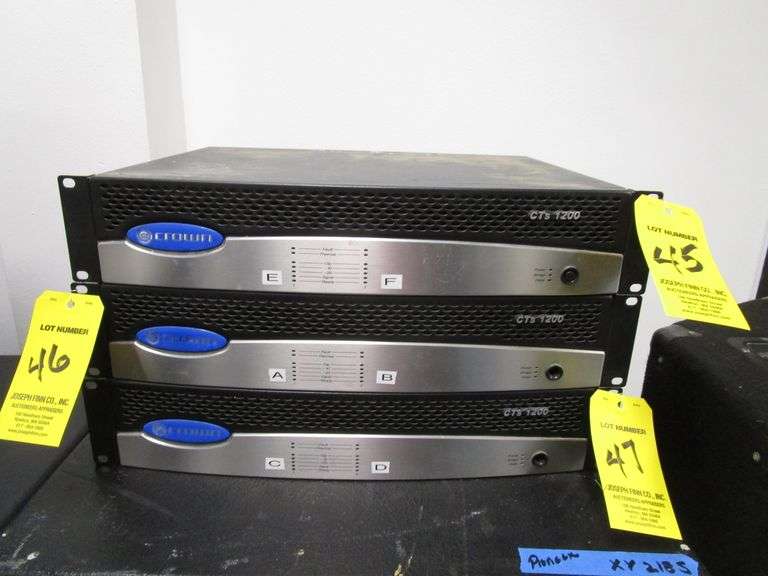 Crown CTS 1200 Amp - Joseph Finn Co., Inc.