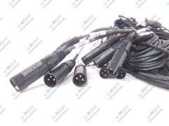 2RU Patch Panel w/ (9) 3-Pin Female XLR, (12) NL4, & (2) NL8 ...