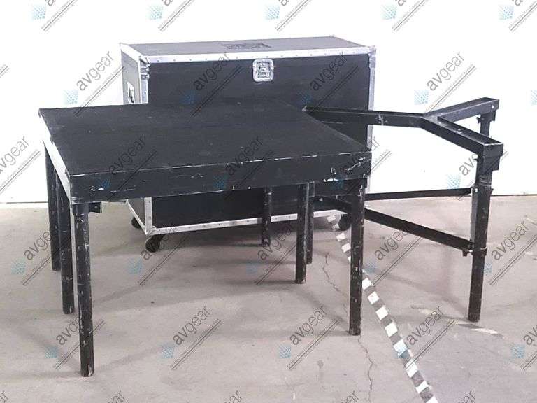 Portable Camera Tripod Riser & Platform (44"x44") Kit w/ Wheeled Hard ...