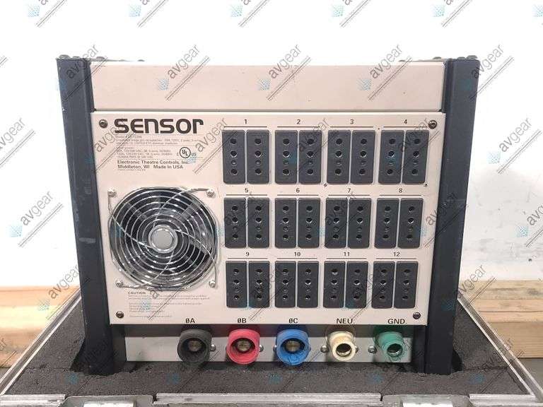 ETC Sensor SP-1220B Dimmer Module in Wheeled Road Case - Joseph Finn Co ...