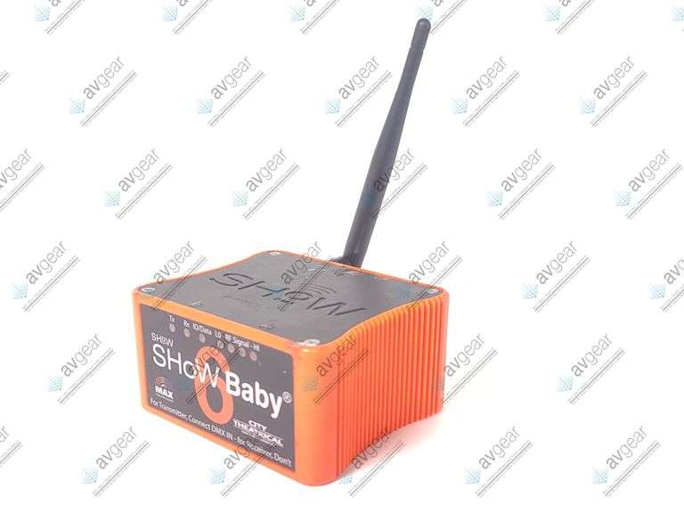 City Theatrical Show Baby 6 Wireless DMX Transceiver w/ Antenna ...