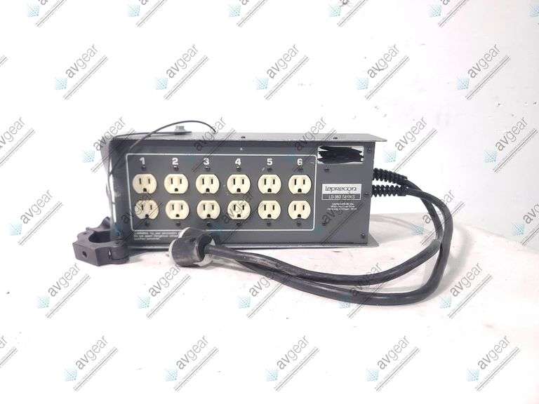 Leprecon LD-360-HP-DMX LD 360 Series 6 Channel DMX Dimmer w/ Mounting ...