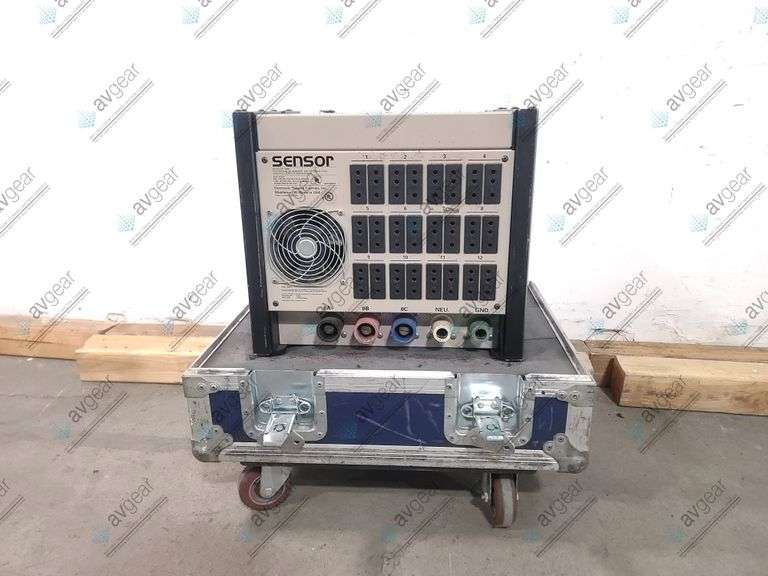 ETC Sensor Dimming System Rack w/ (6) D20 Dimmer Modules in Wheeled ...