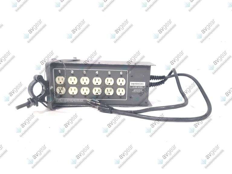 Leprecon LD-360-DMX-HP 6-Channel Edison DMX Dimmer Pack w/ Safety Cable ...