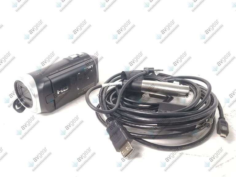 Sony HDR-CX455 Full HD Handycam Camcorder w/ USB & Mini HDMI Cables ...