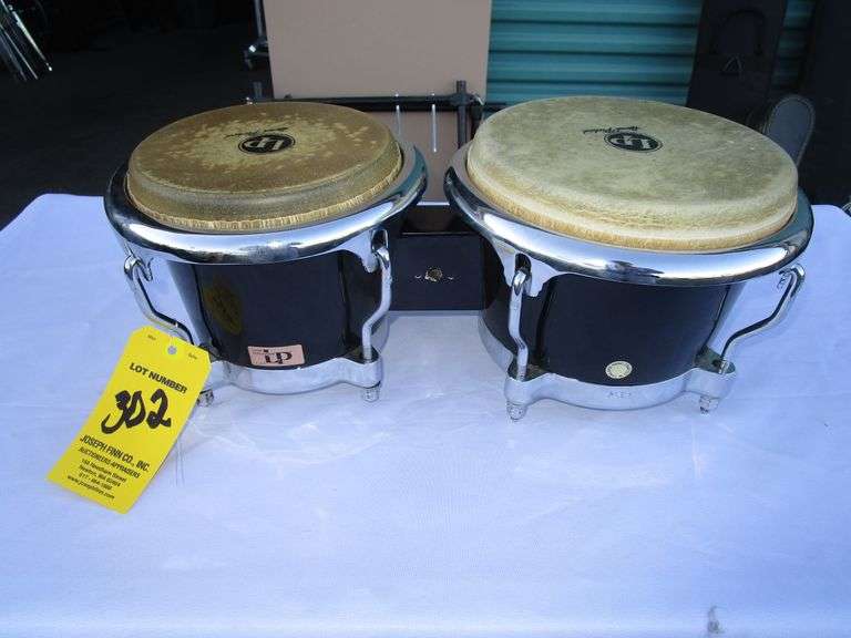 LP Double Bongo Drum w/ Case and Dual Stand - Joseph Finn Co., Inc.