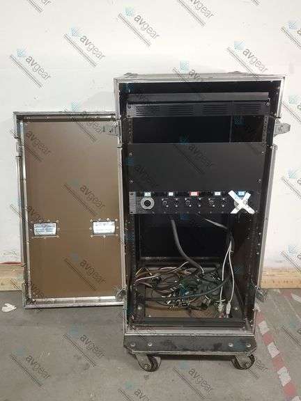 Indy Case 21RU Wheeled Rack Case w/ Patch Panel and Spare Cables ...