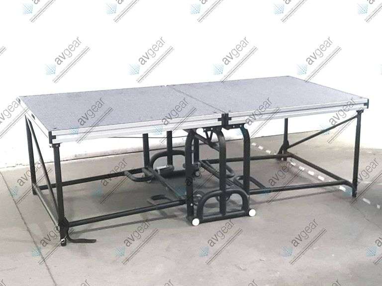 Stage Right Corp. FR-2404 Fold & Roll Stage Riser - Joseph Finn Co., Inc.