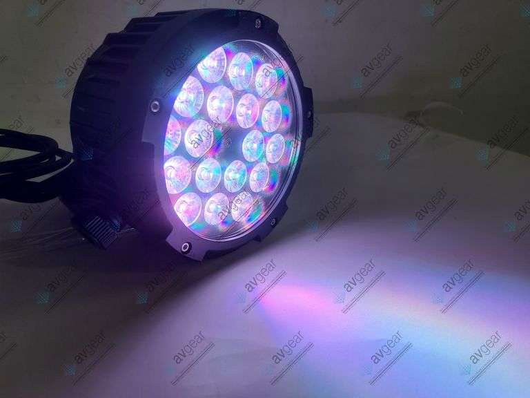 (4) HEXPAR 18 IP Outdoor LED Par Cans in Wheeled Road Case - Joseph ...