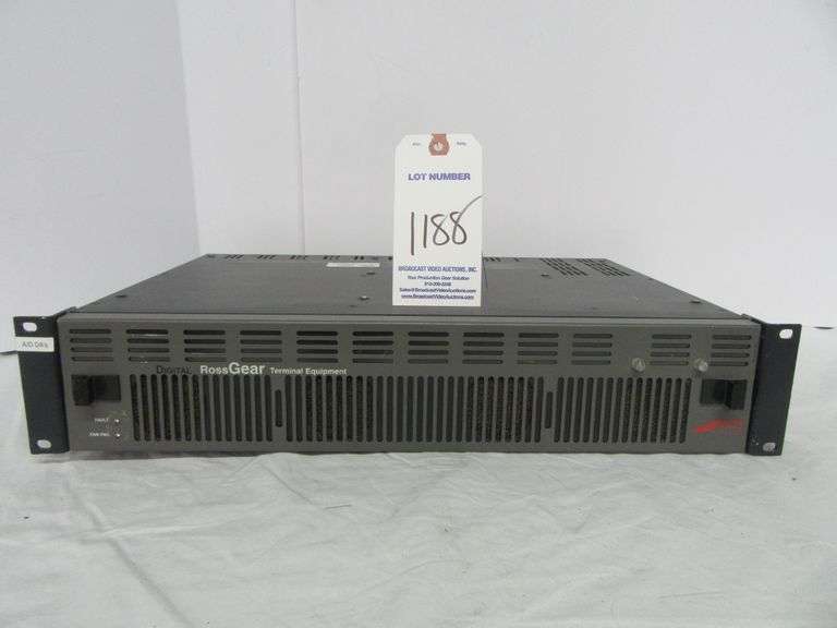Ross Gear DA 10-Slot Tray w/8-Cards & 2-Power Supplies - Joseph Finn Co ...