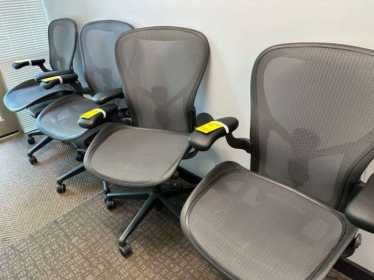 LOT (4) Herman Miller "C" Style Newer Office Chairs - Joseph Finn Co., Inc.