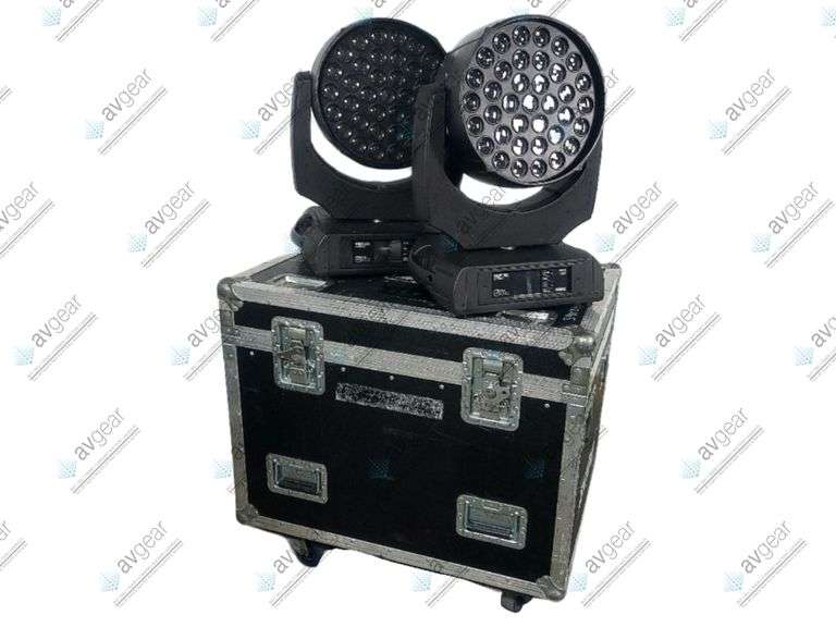 (2) Robe Robin 1000 LED Beam Moving Head Light w/ (4) Mounting Brackets ...