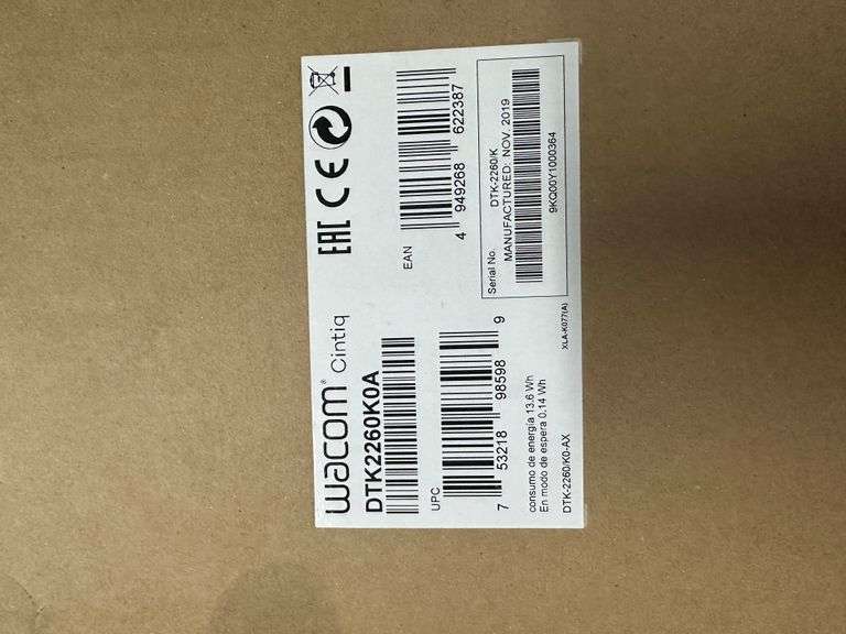 Wacom CINTIQ Tablet in Box - Joseph Finn Co., Inc.