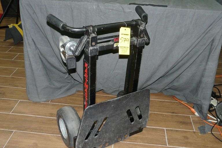 Kartmaster HD-500 Convertible Telescoping Hand Truck with Solid Tires ...