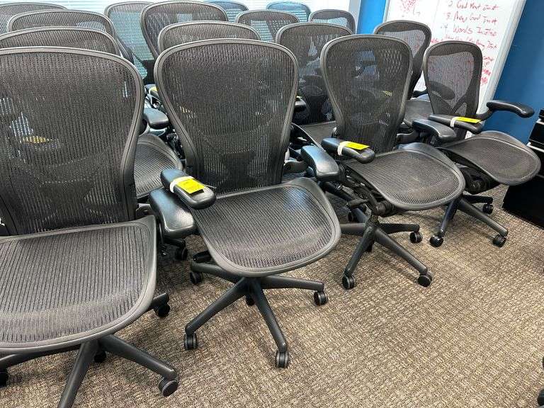 LOT (4) Herman Miller "C" Style Office Chairs - Joseph Finn Co., Inc.