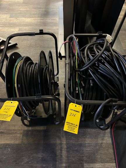 LOT (2) Port. Cable Reel Carts - Joseph Finn Co., Inc.