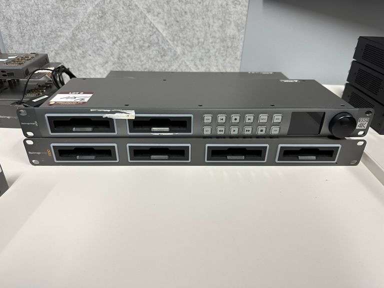 Blackmagic SSD 4K Hyperdeck Recorder w/ 4X Multidock - Joseph Finn Co ...