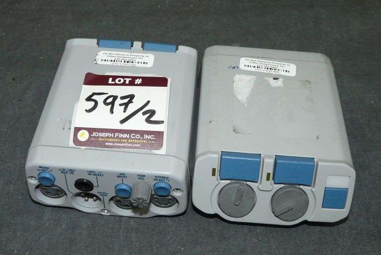 Lot (2) RTS BP325 Intercom Beltpacks (Grey) - Joseph Finn Co., Inc.